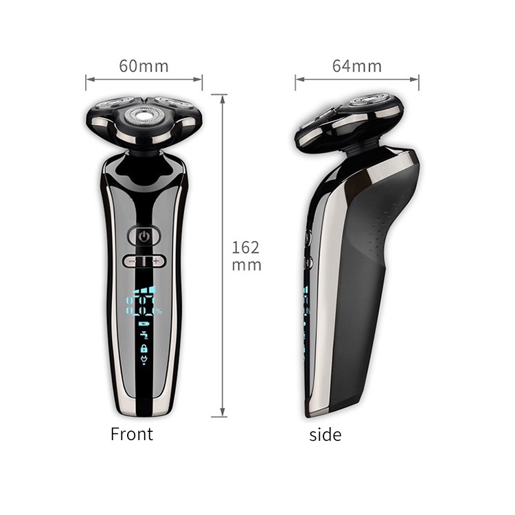 Multi-function waterproof rotary electric shaver